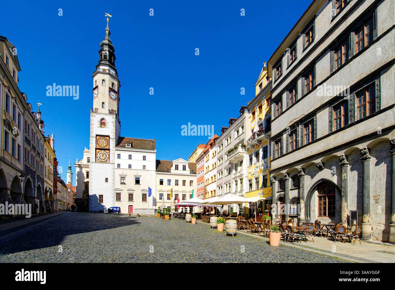Germany, Saxony, Oberlausitz (Upper Lusatia), Görlitz, Untermarkt ...