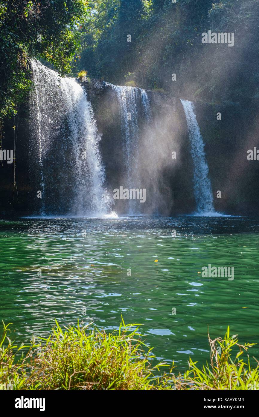 Laos, Champasak province, Bolaven Plateau, Paksong, Tad Champee ...