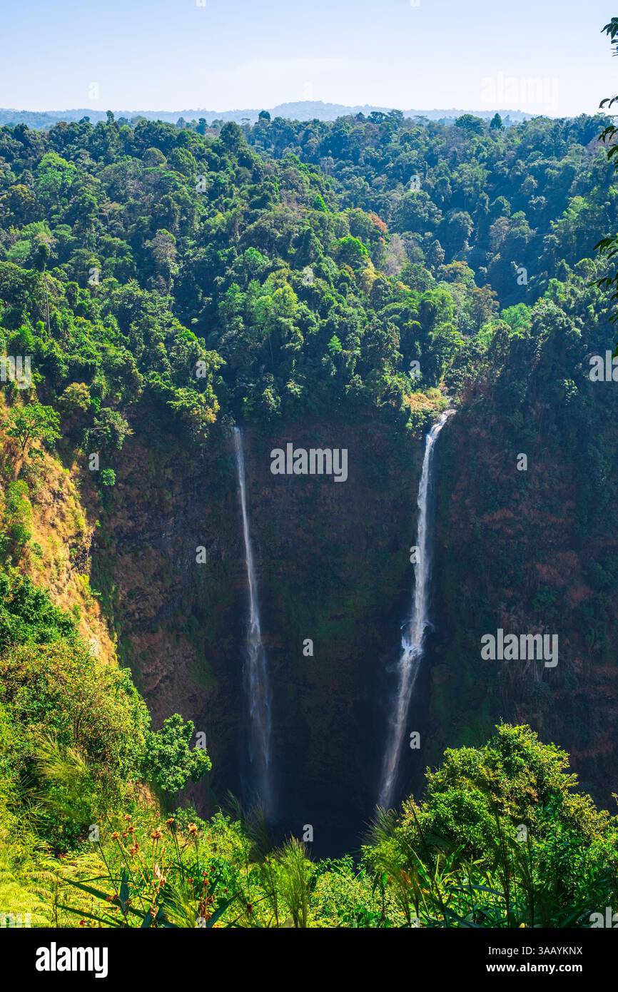 Laos, Champasak province, Bolaven Plateau, Paksong, 120 meters high Tad ...