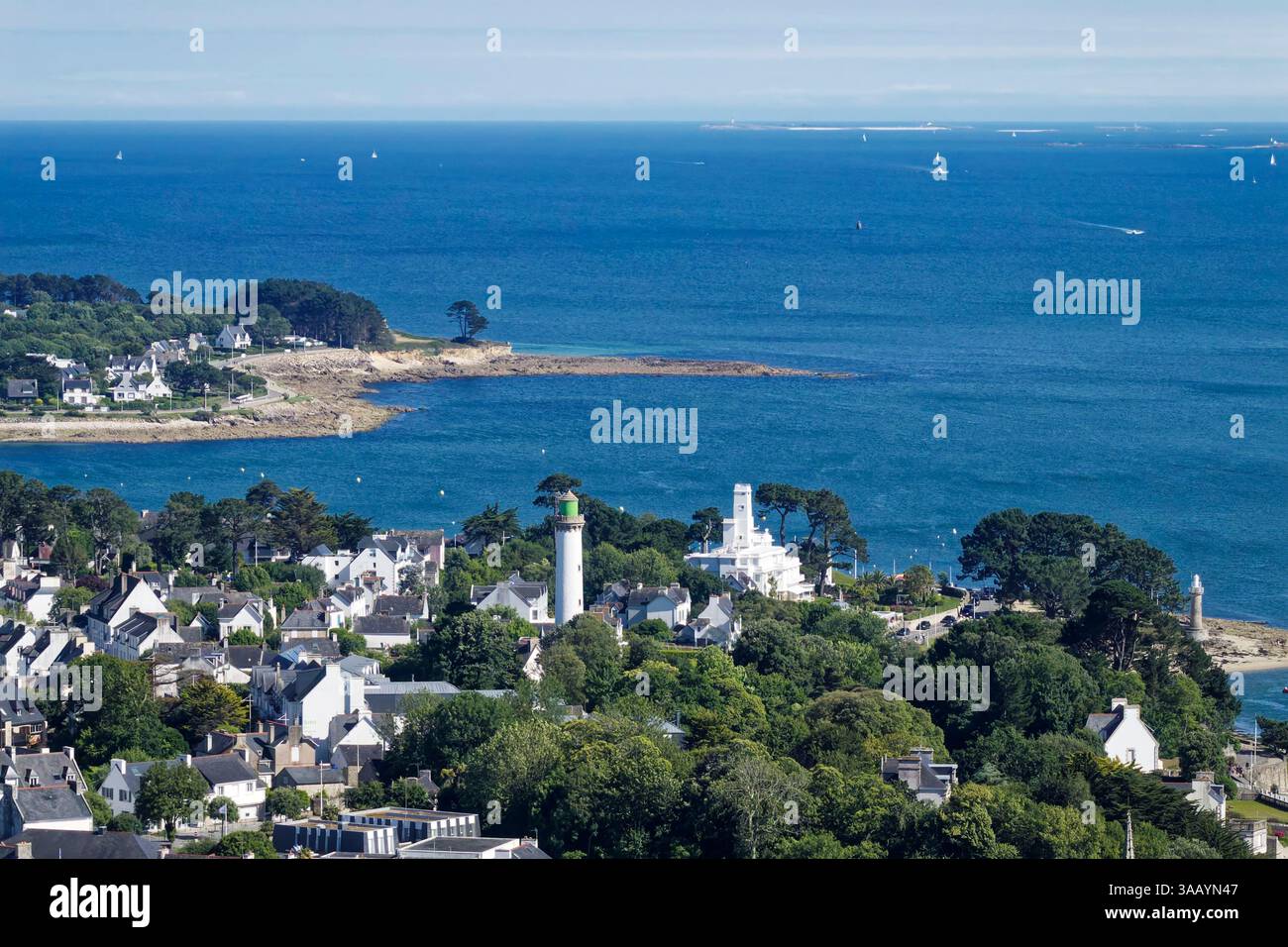 France, Finistere, The Breton Riviera, Bénodet, the Magdalen villa ...