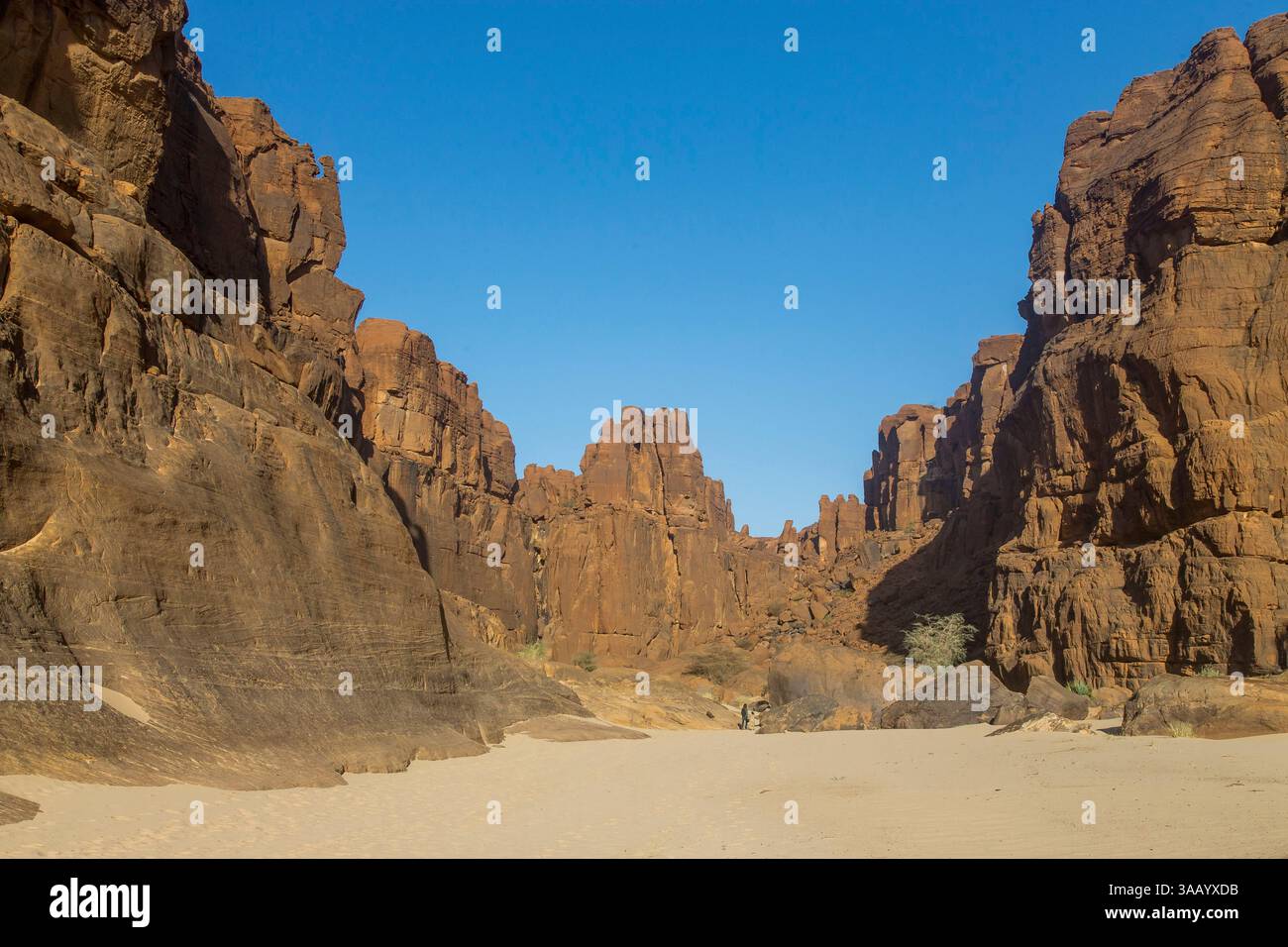 Chad, south of the Sahara desert, Ennedi massif classified as UNESCO ...