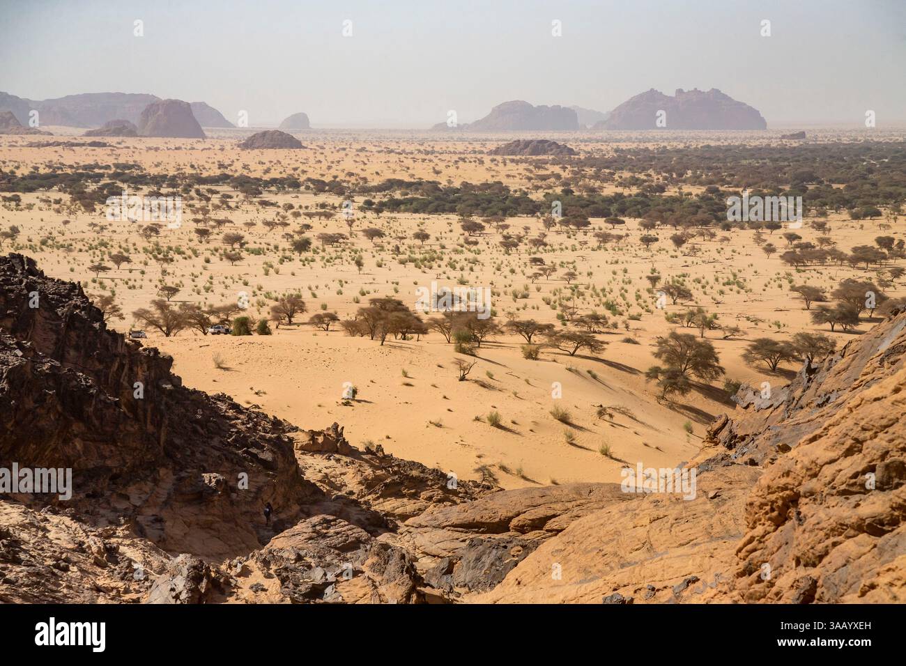 Chad, south of the Sahara desert, Ennedi massif classified as UNESCO ...