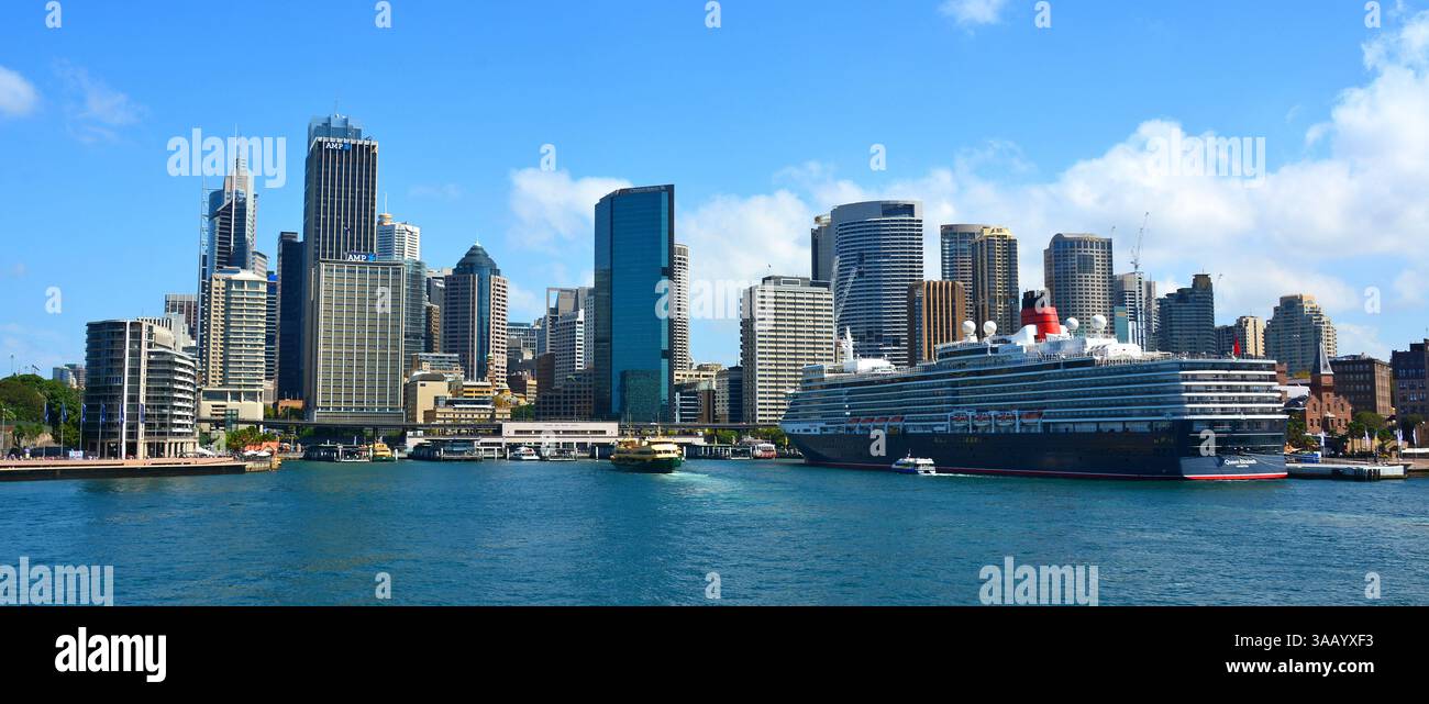 Sydney, Australia – March 4, 2015. Circular Quay in downtown Sydney ...
