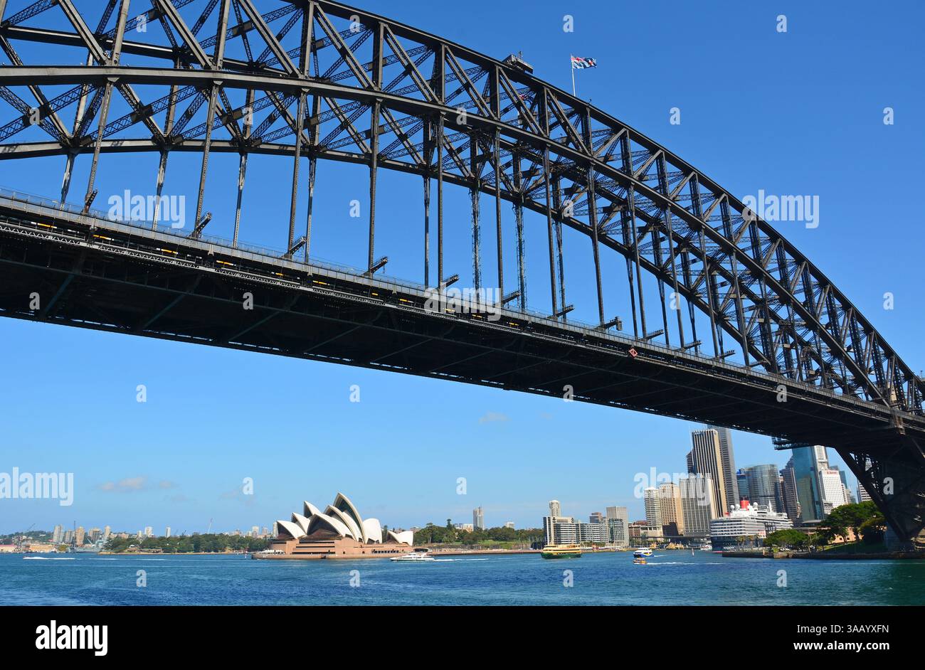 Sydney, Australia – March 4, 2015. The Sydney Harbor Bridge in Sydney ...