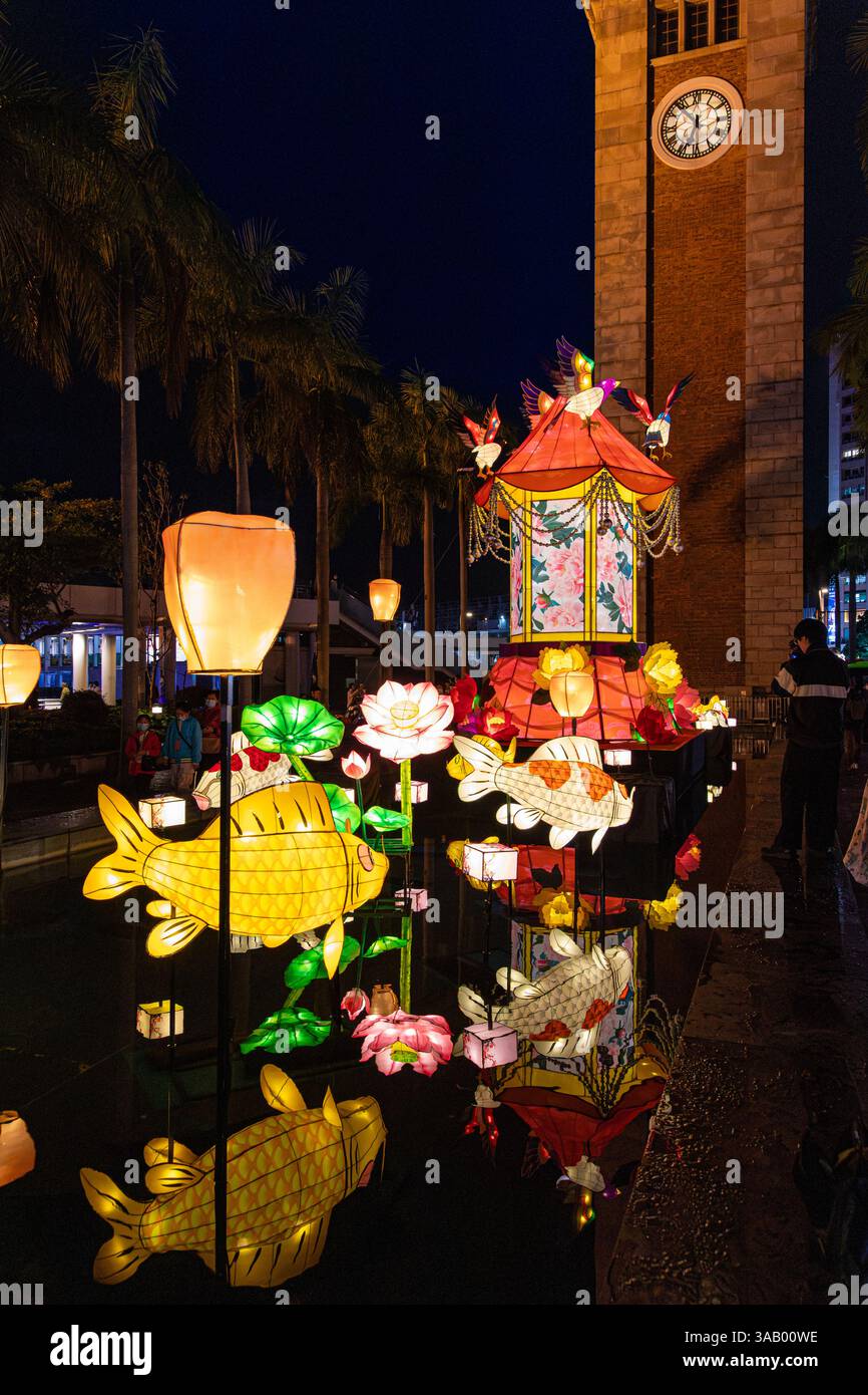 Paper crafted sculptures by Master Mo Cheuk-kei celebrating the Chinese ...