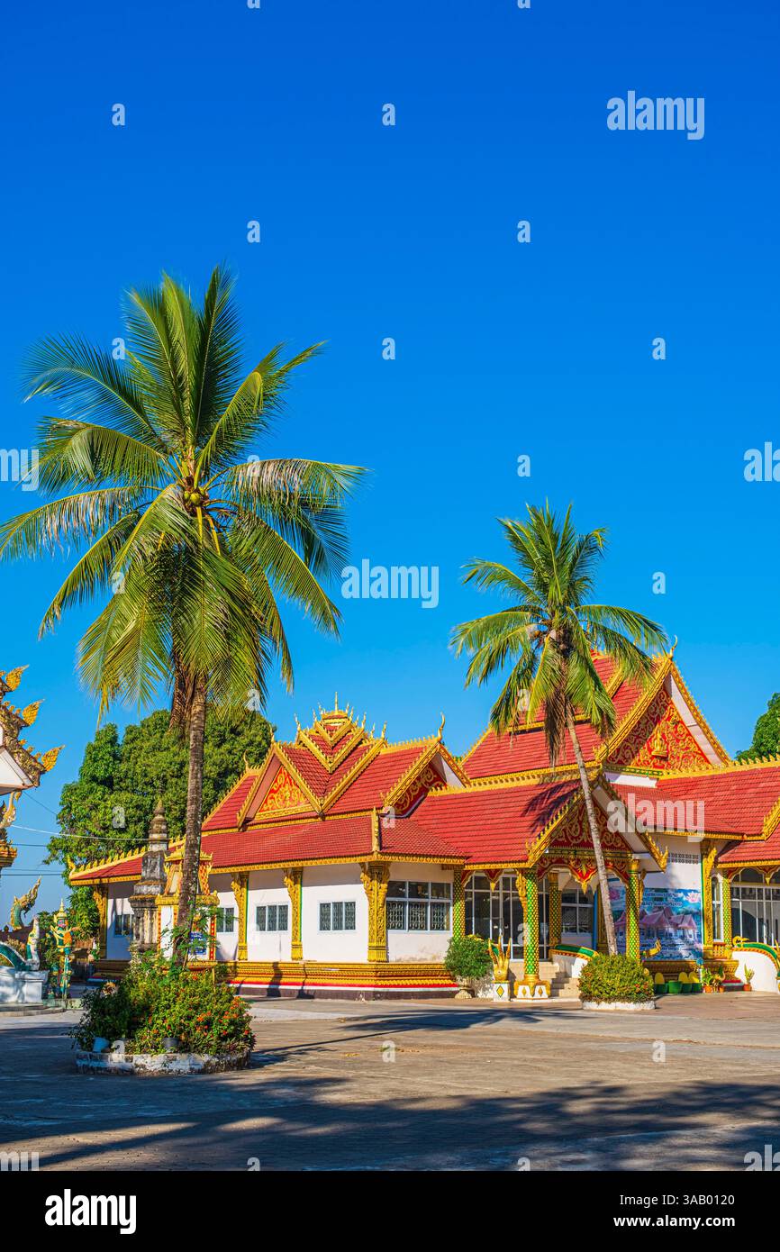Laos, Khammouane province, Thakhek, Wat Nabo Si Pattanaram Buddhist ...