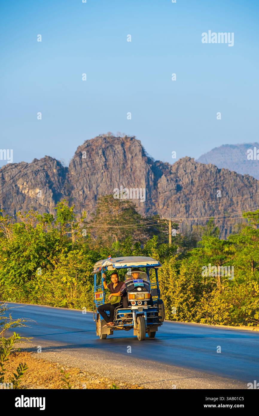 Laos, Khammouane province, Thakhek, the countryside around Thakhek ...
