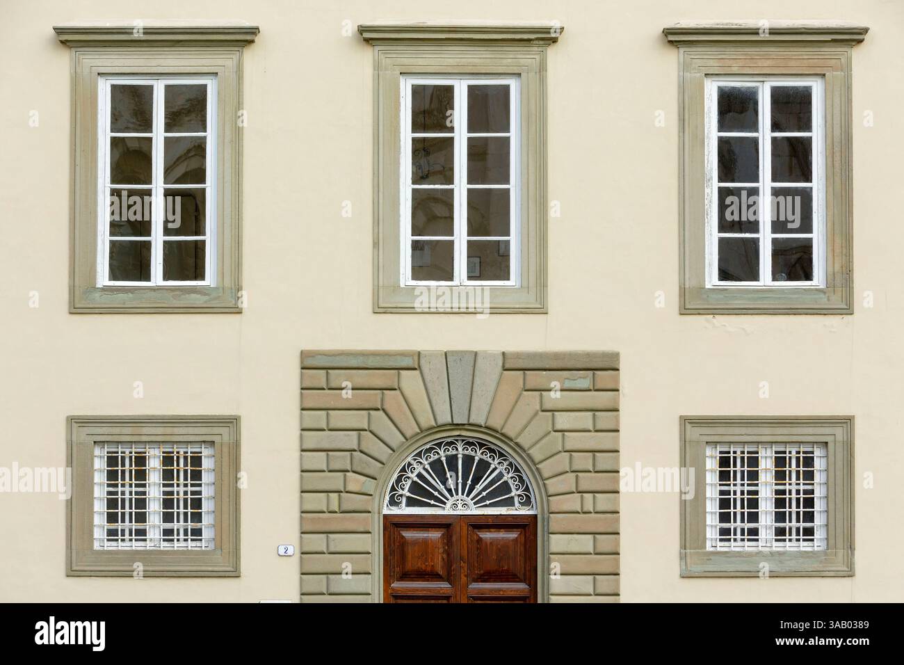 Italy, Tuscany, Lucca province, Lucca, facade of the Palazzo ...