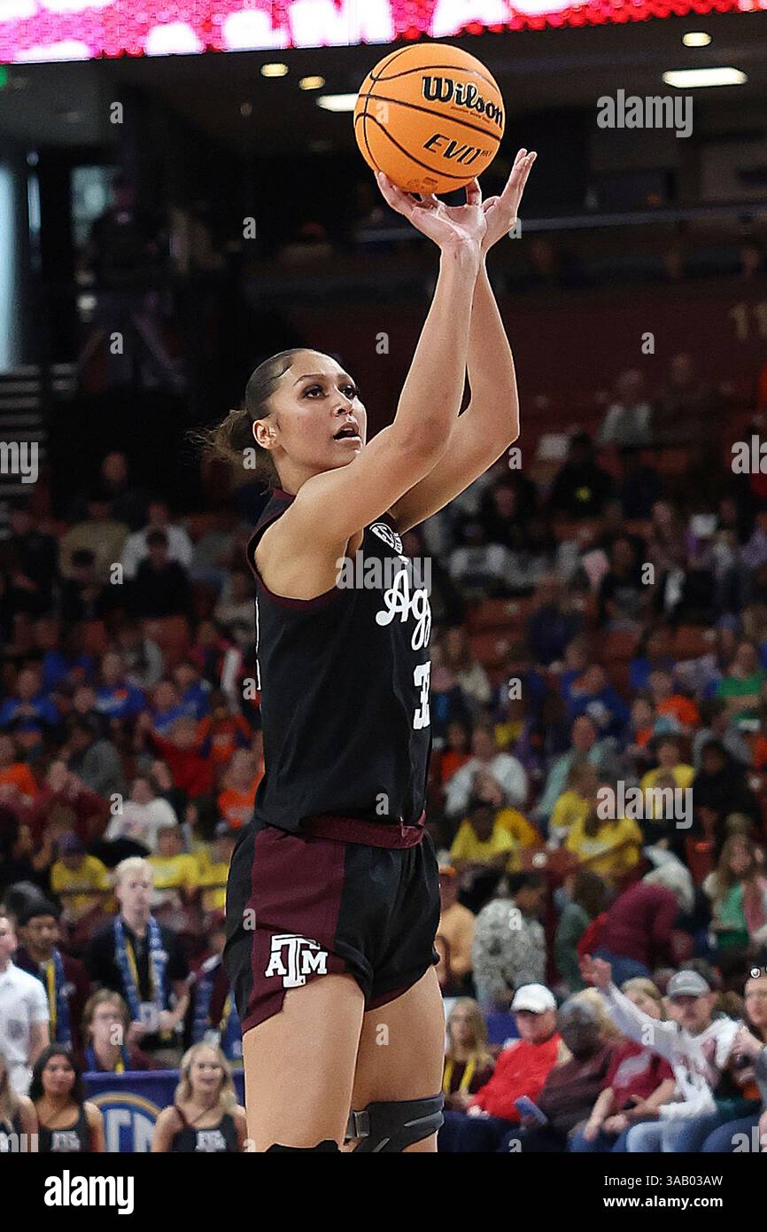 GREENVILLE, SC - MARCH 05: Texas A&M Aggies forward Lauren Ware (32 ...
