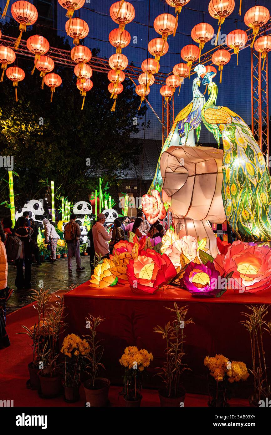 Paper crafted sculptures by Master Mo Cheuk-kei celebrating the Chinese ...