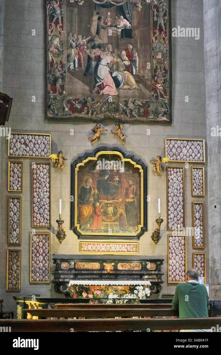 Italy, Lombardy, Lake Como, Como, Como Cathedral (Duomo di Como ...