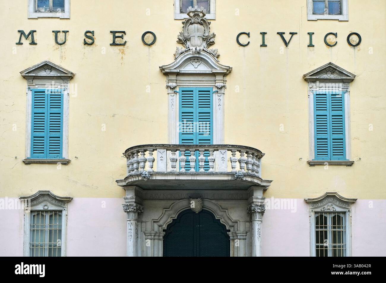 Italy, Lombardy, Lake Como, Como, Piazza Medaglie d’Oro, Paolo Giovio ...
