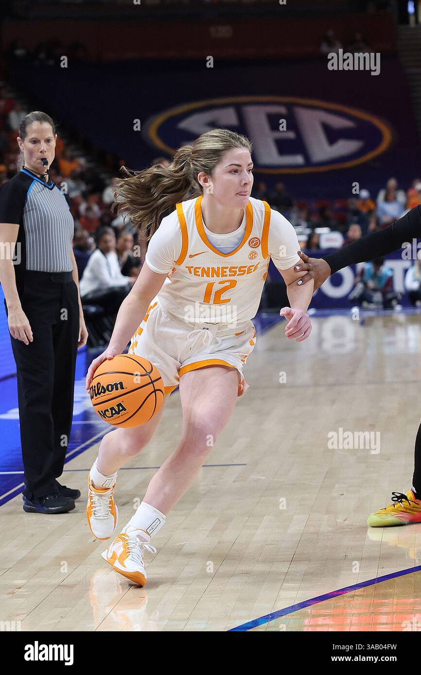 GREENVILLE, SC - MARCH 05: Tennessee Volunteers guard Edie Darby (12 ...