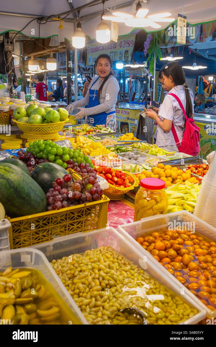 Laos, Vientiane, Ban Anou Night Market Stock Photo - Alamy