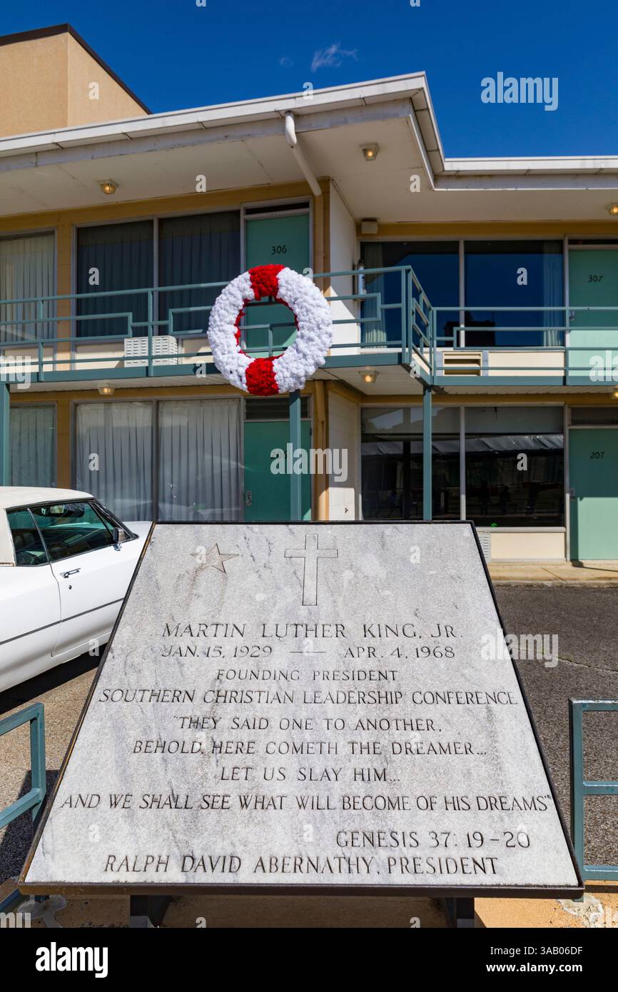 United States, Tennessee, Deep South, Memphis, Lorraine Hotel (Motel ...