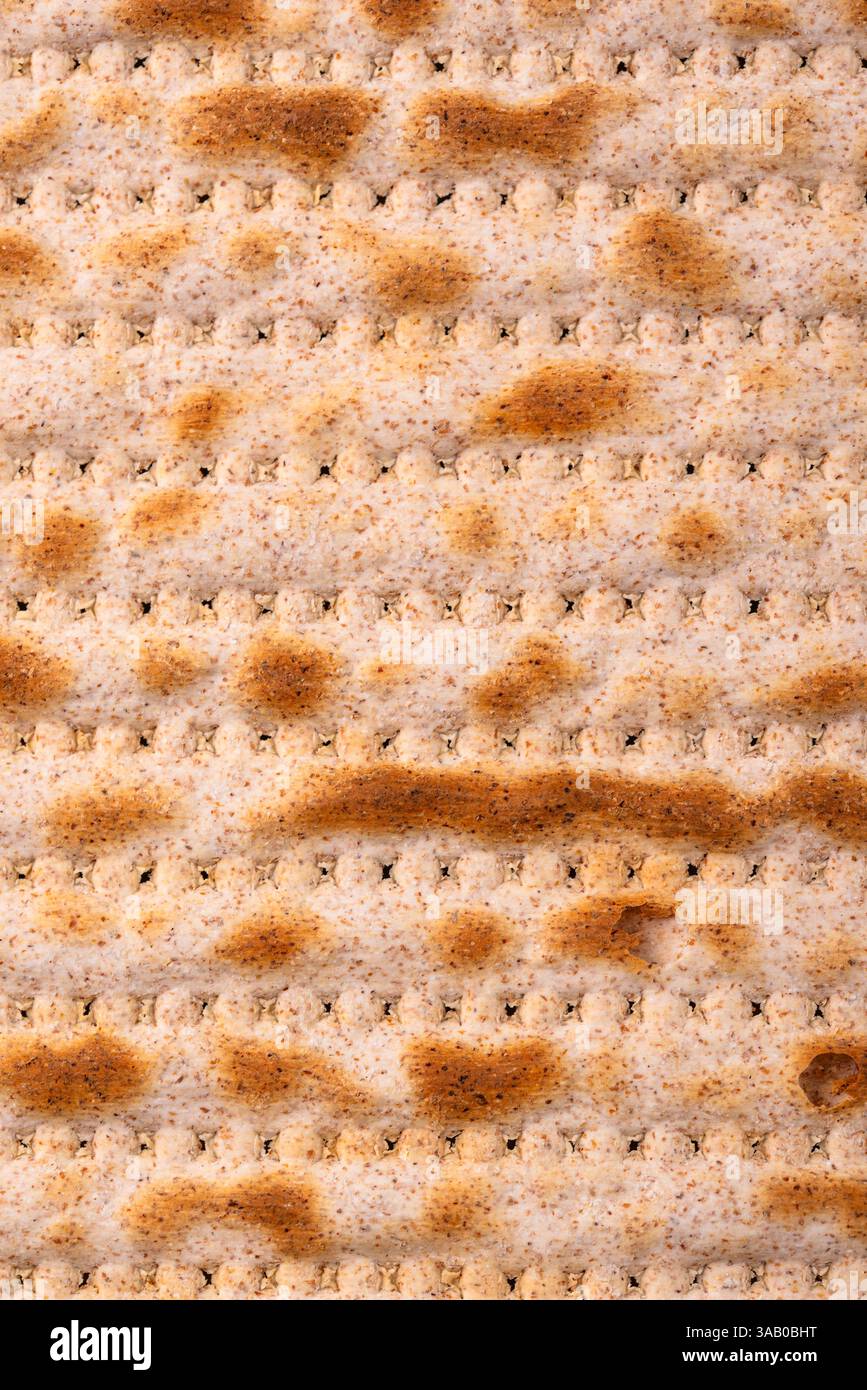 Traditional Jewish bread matzo for Passover Stock Photo - Alamy