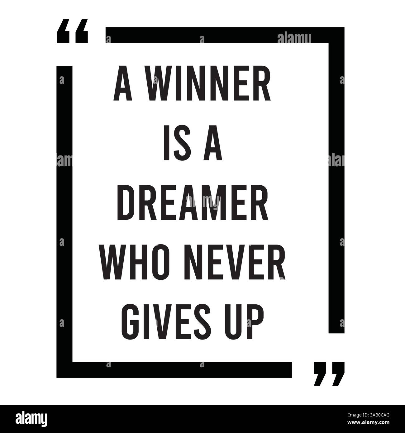 A winner is a dreamer who never gives up inspirational design quote ...
