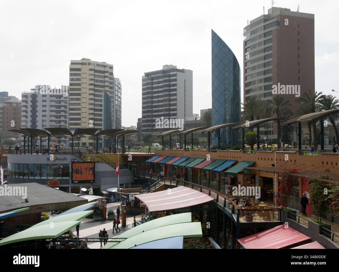 Larcomar shopping center in Miraflores, Lima city, Peru Stock Photo - Alamy