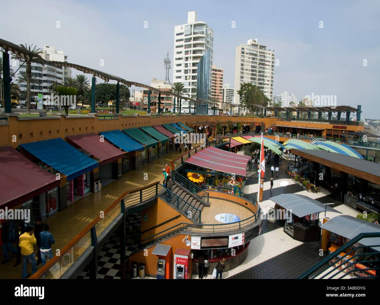 Larcomar shopping center in Miraflores, Lima city, Peru Stock Photo - Alamy