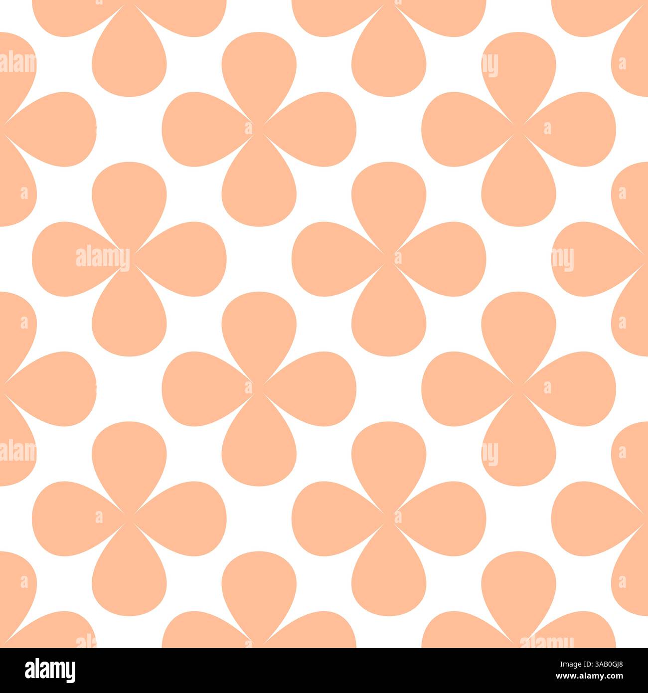 Vector seamless pattern in Peach Fuzz. Minimalistic geometric design ...