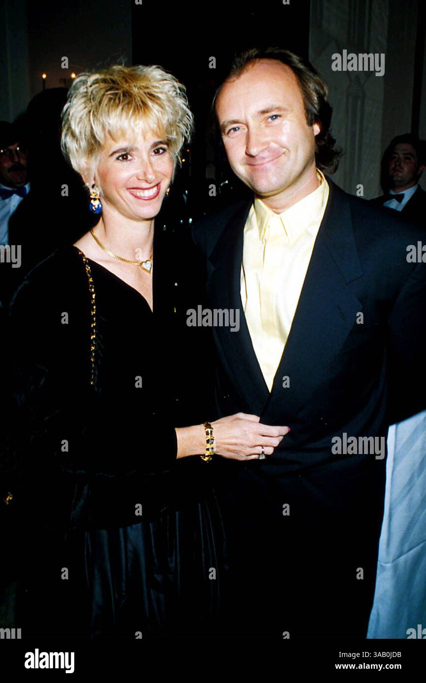 Apr. 12, 2011 - A8140.1991.PHIL COLLINS AND WIFE JILL. DAVE BENETT ...