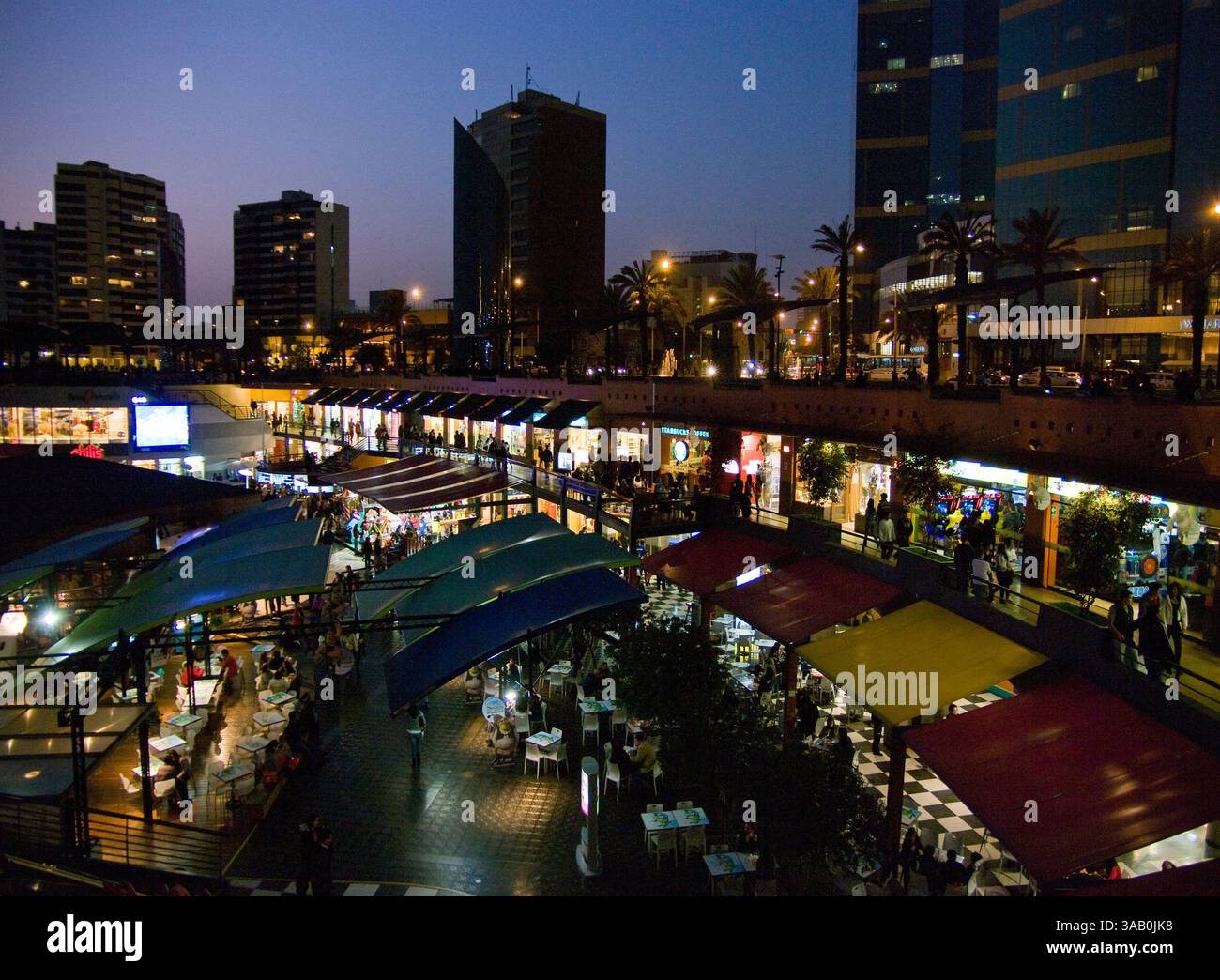 Larcomar shopping center in Miraflores, Lima city, Peru Stock Photo - Alamy