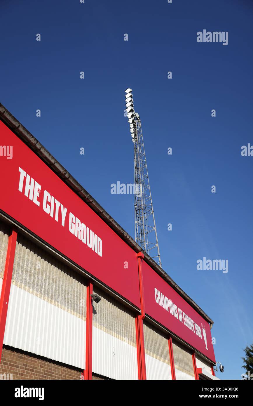 Nottingham, UK. 01st Apr, 2025. Pre-match at the Nottingham Forest v ...