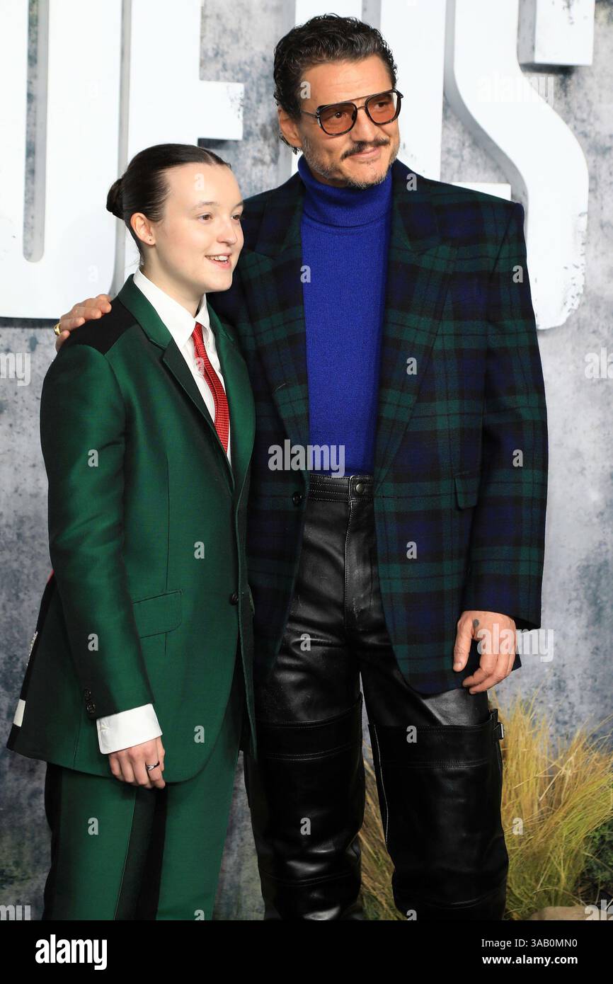Ca. 24th Mar, 2025. Bella Ramsey, Pedro Pascal at arrivals for THE LAST OF US Season 2 Premiere ...
