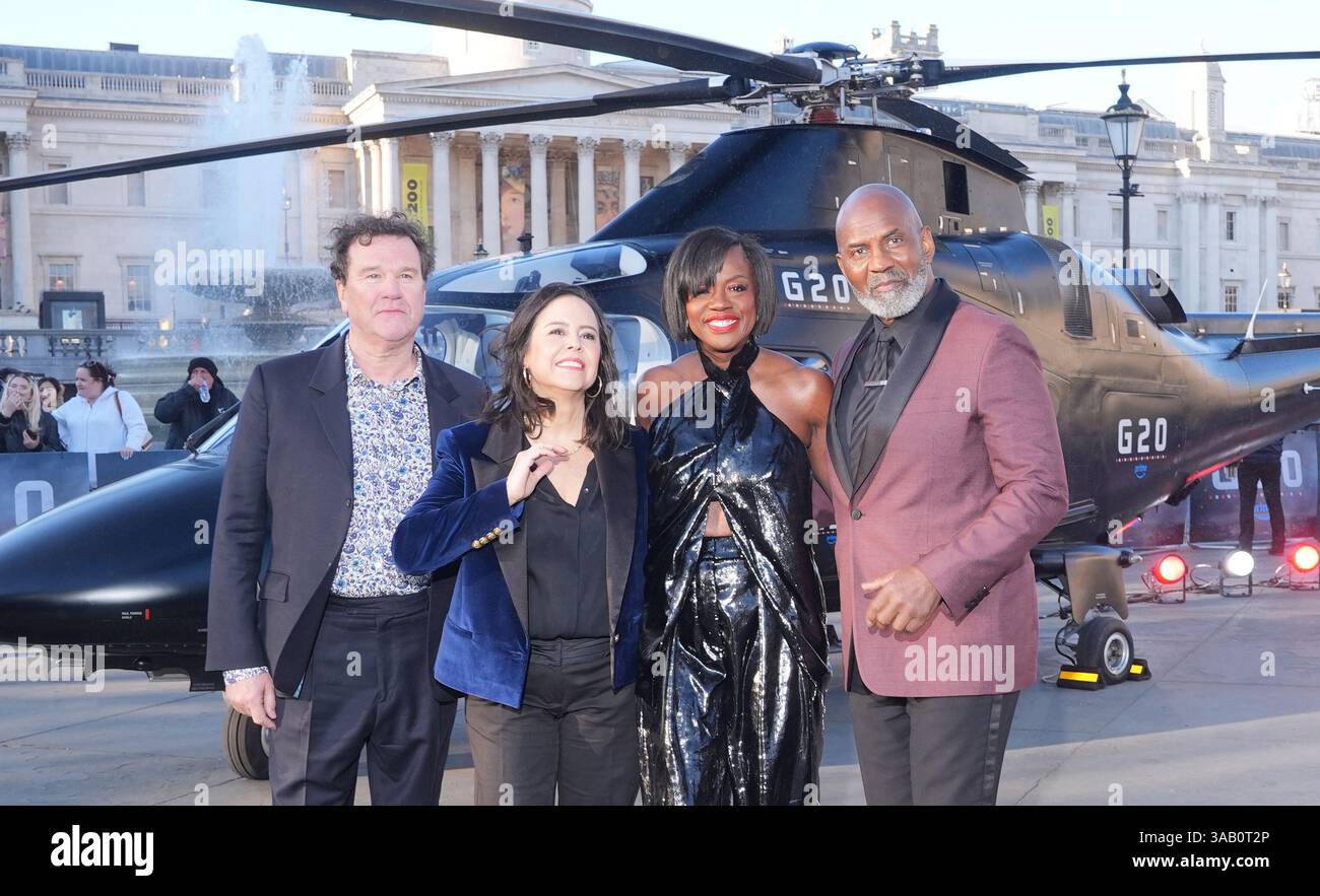 (left to right) Douglas Hodge, Patricia Riggen, Viola Davis, and Julius ...