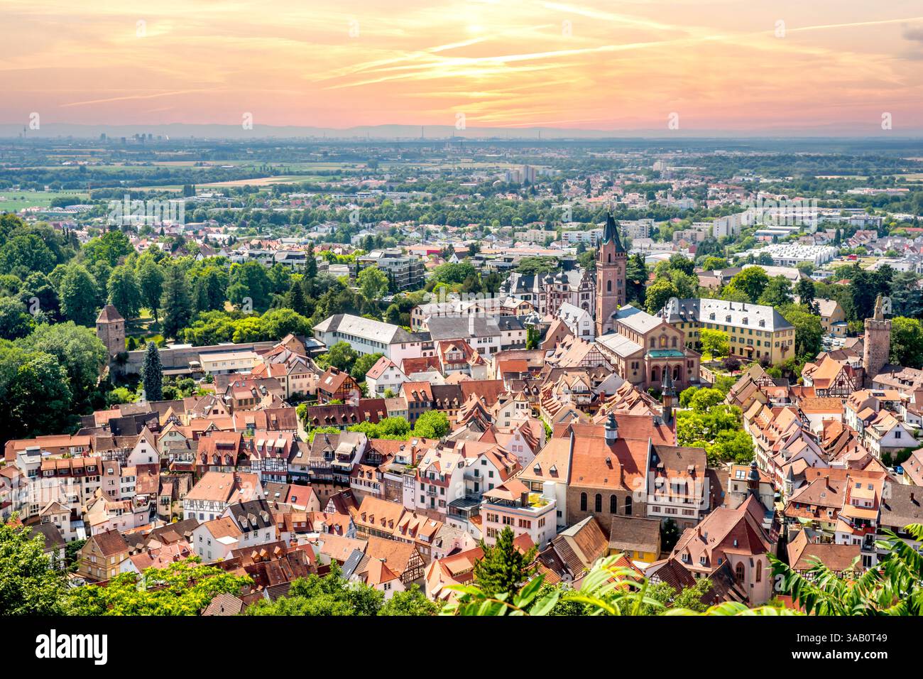Old city of Weinheim, Germany Stock Photo - Alamy