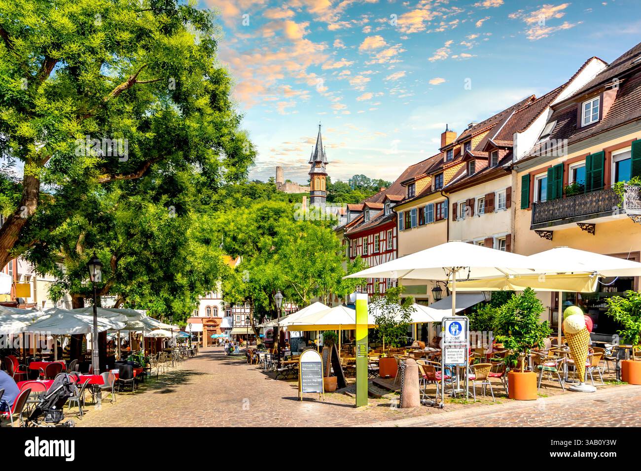 Old city of Weinheim, Germany Stock Photo - Alamy