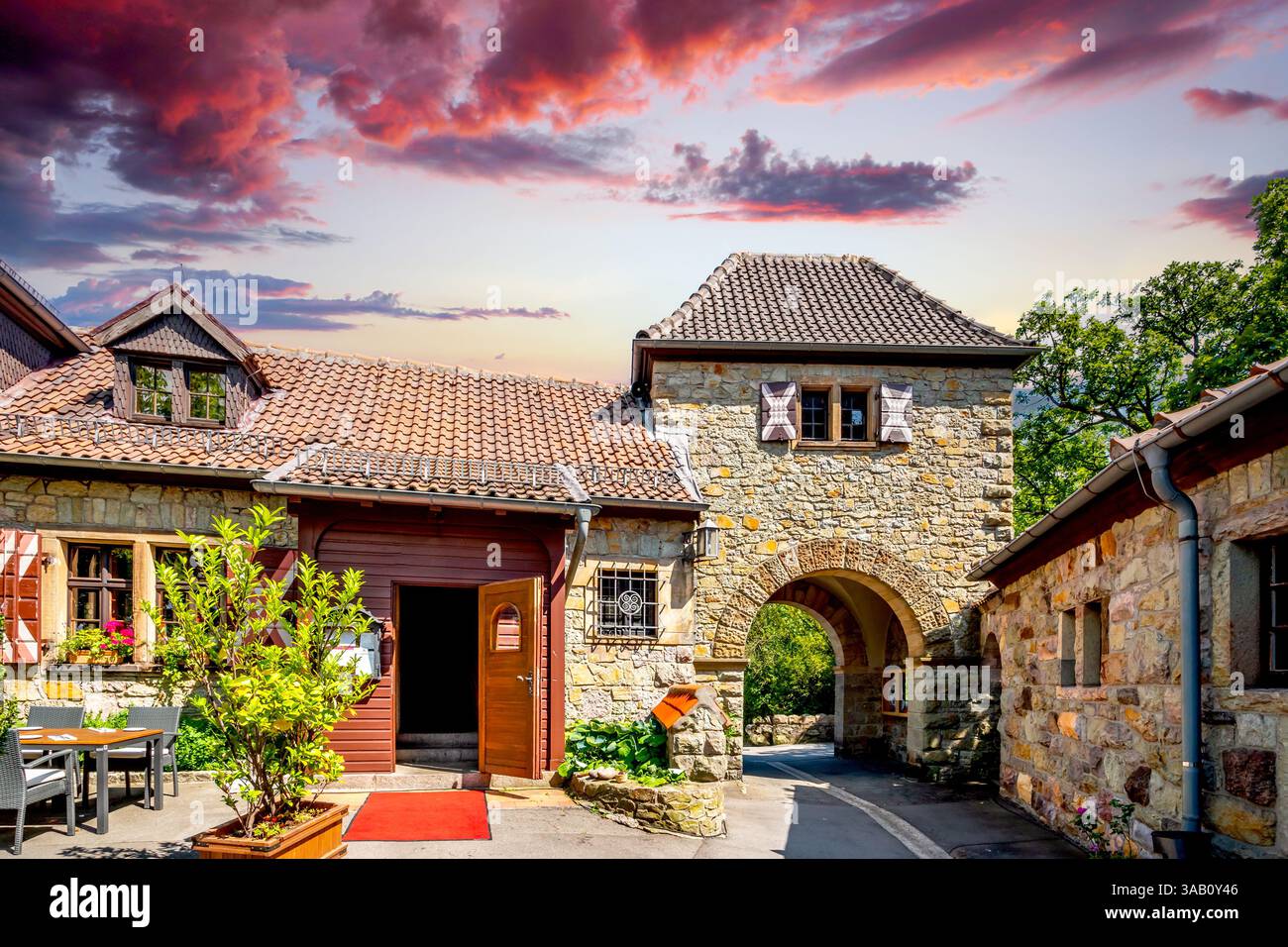 Old city of Weinheim, Germany Stock Photo - Alamy