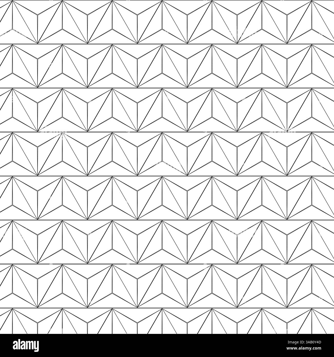 A minimalist geometric pattern with thin orange lines, triangular ...