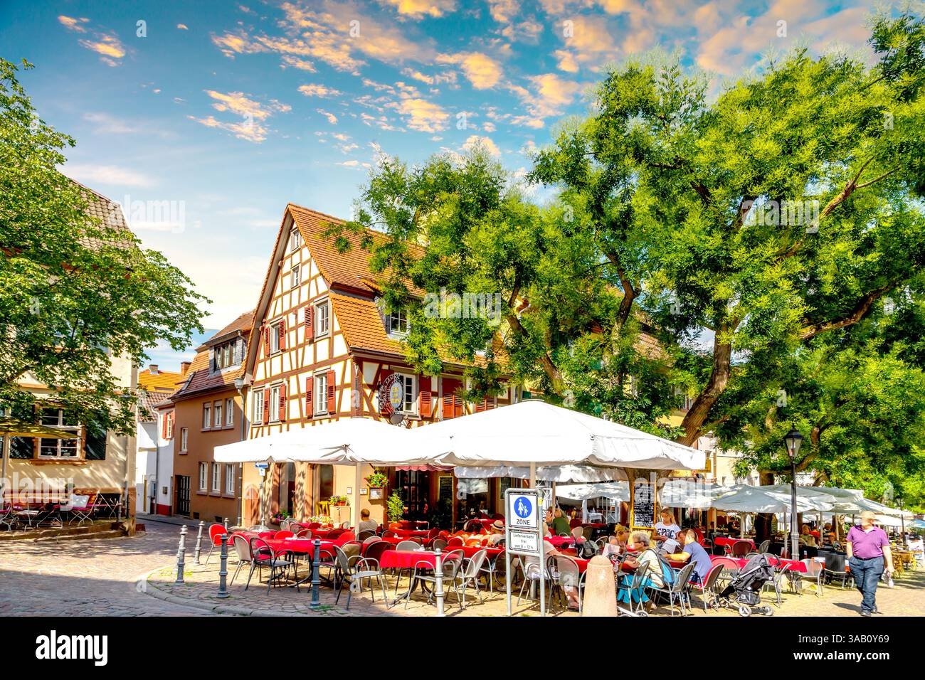 Old city of Weinheim, Germany Stock Photo - Alamy