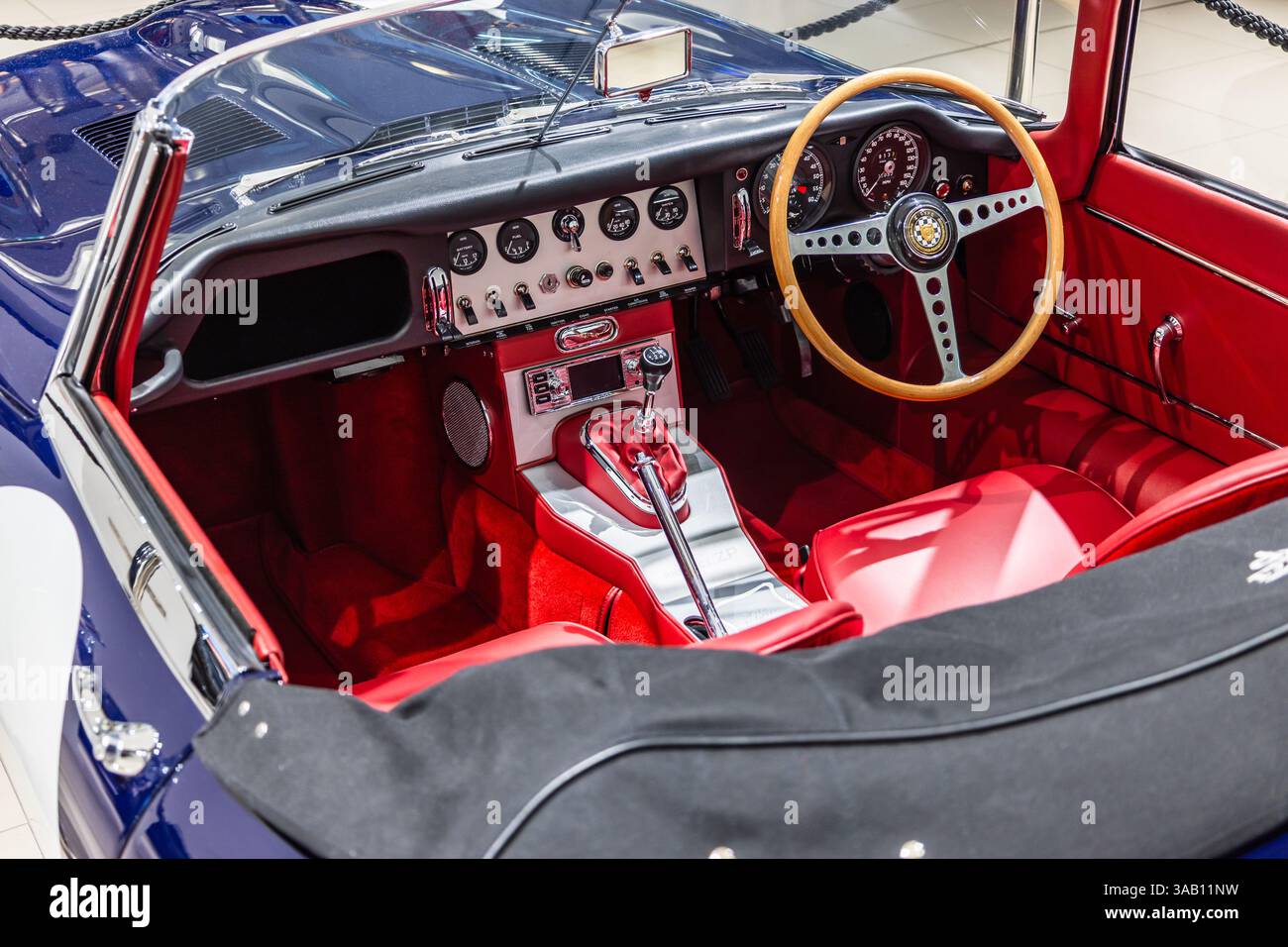 Classic Jaguar E-Type Roadster Project ZP. London, UK, 24 December 2023 ...