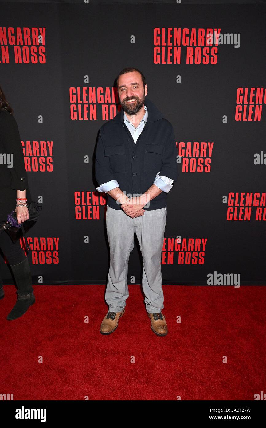 David Krumholtz attends the "GLENNGARRY GLEN ROSS" Broadway Opening ...