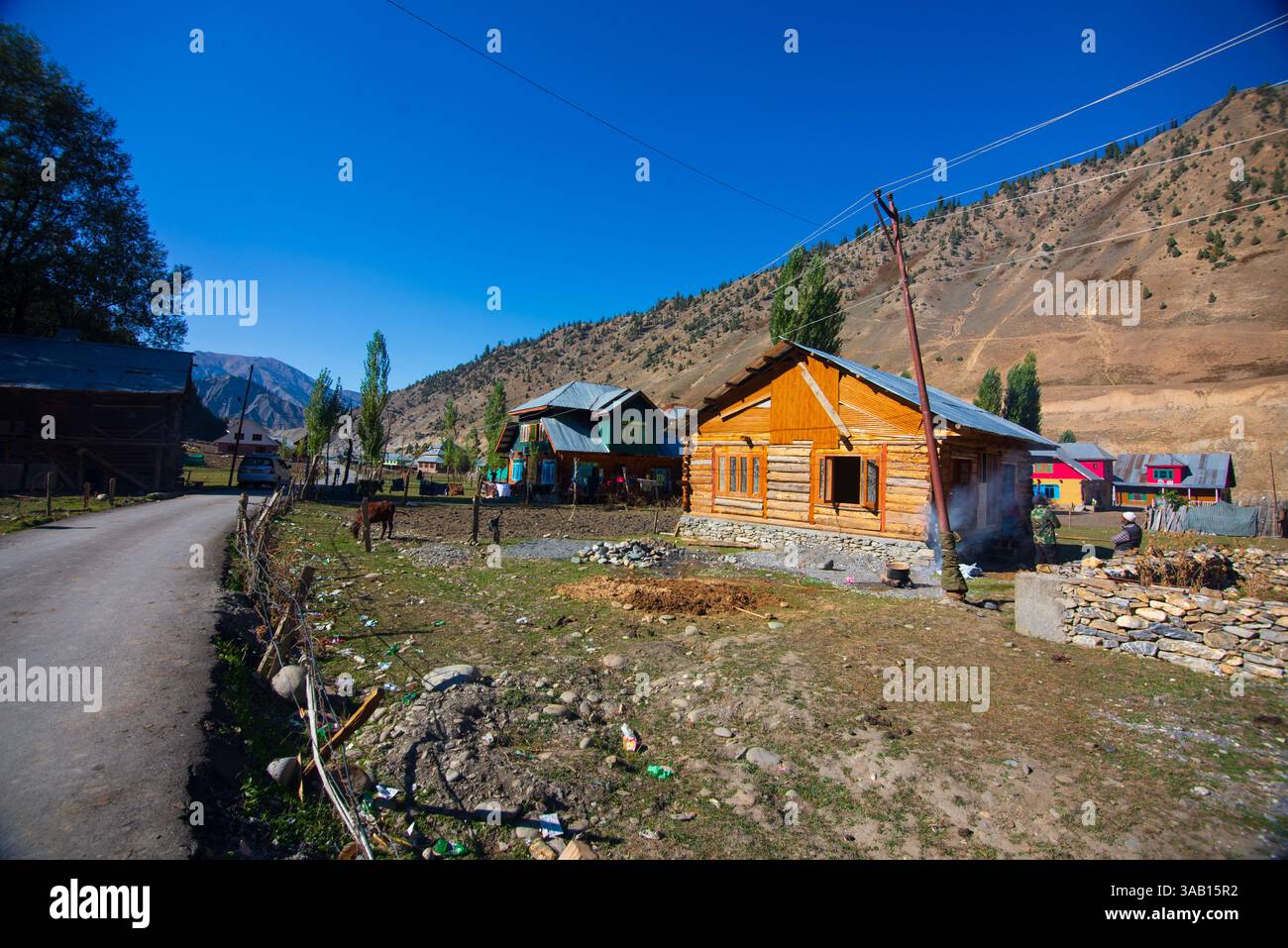 Sheikhpura village, Tulail valley, Kashmir, Union Territory, UT, India ...
