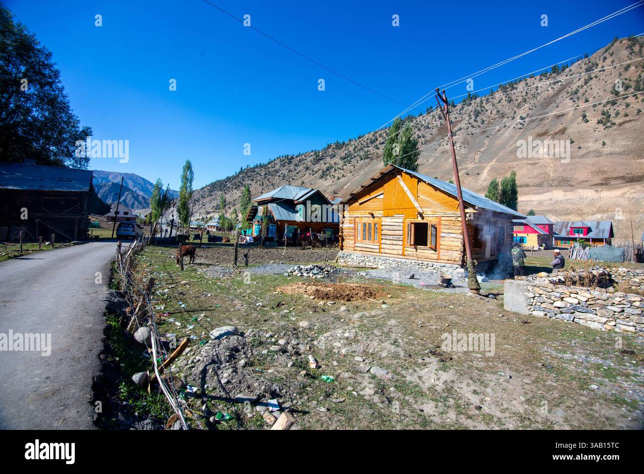 Sheikhpura village, Tulail valley, Kashmir, Union Territory, UT, India ...