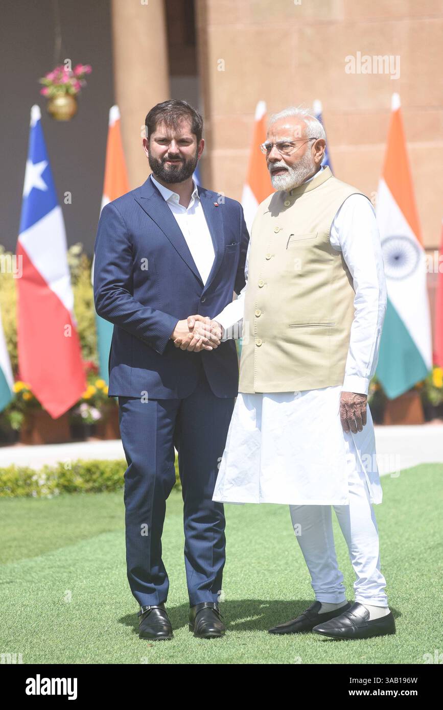 Narendra Modi Meets Gabriel Boric Indian Prime Minister Narendra Modi ...