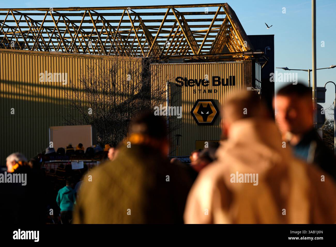 A general of the Steve Bull Stand as part of the stadium before the ...