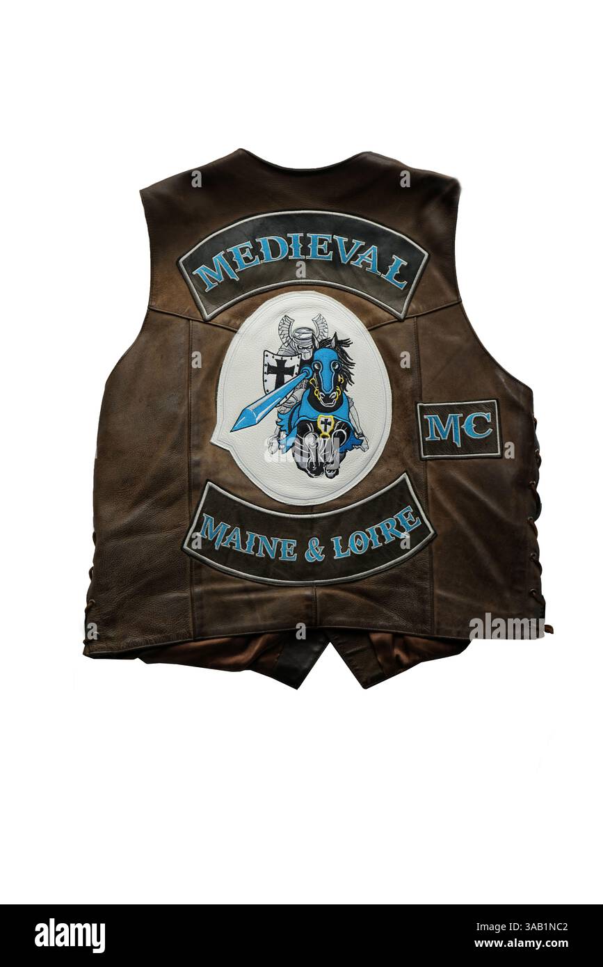 Hells angels jacket Cut Out Stock Images & Pictures - Alamy