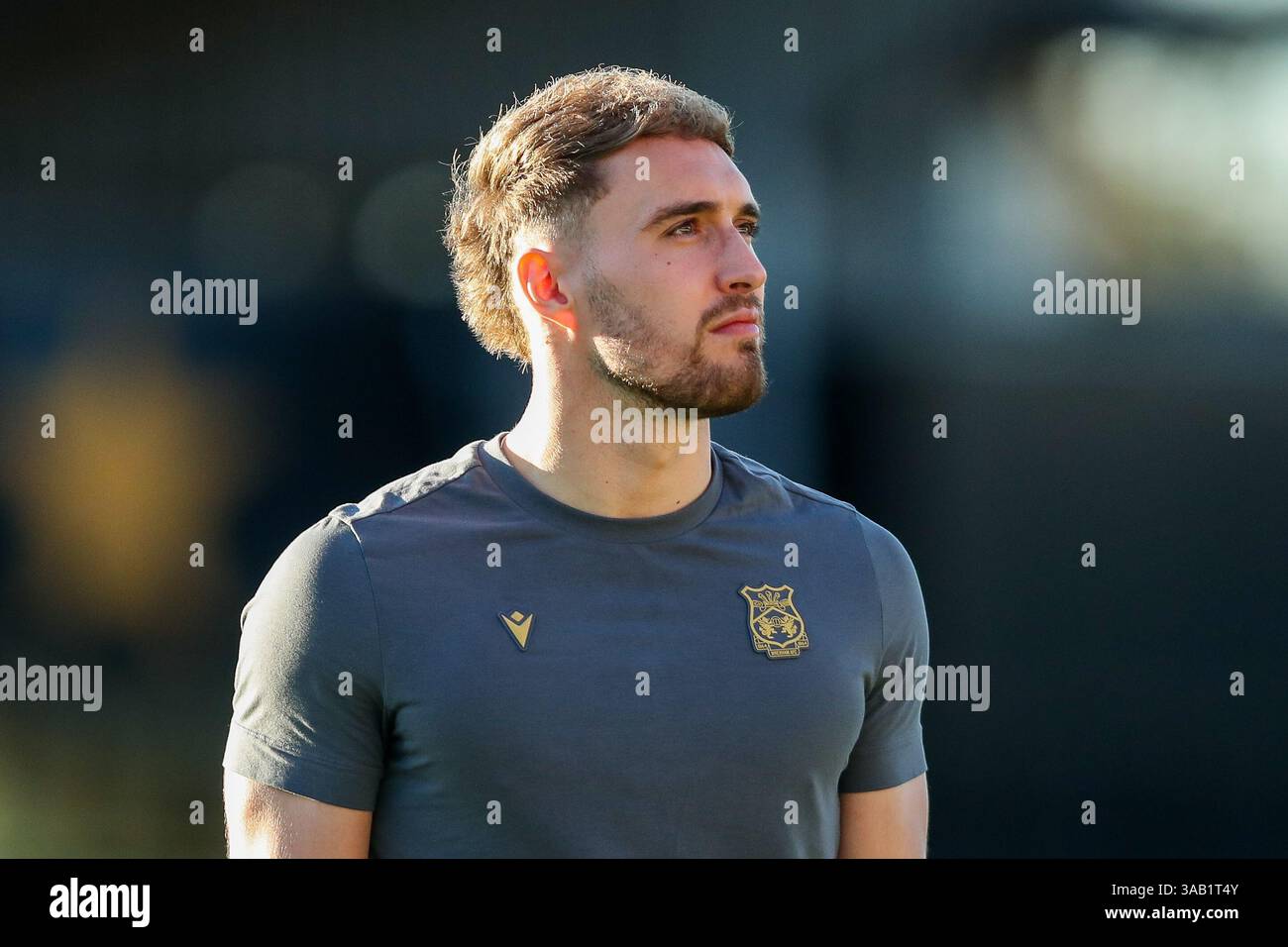 Cambridge, UK. 01st Apr, 2025. Sam Smith of Wrexham AFC arrives at ...