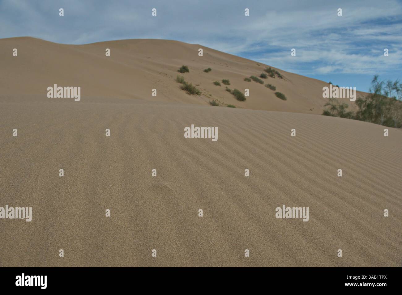 Singing dune-a mountain of sand in the Altyn Emel Nature Reserve Stock ...
