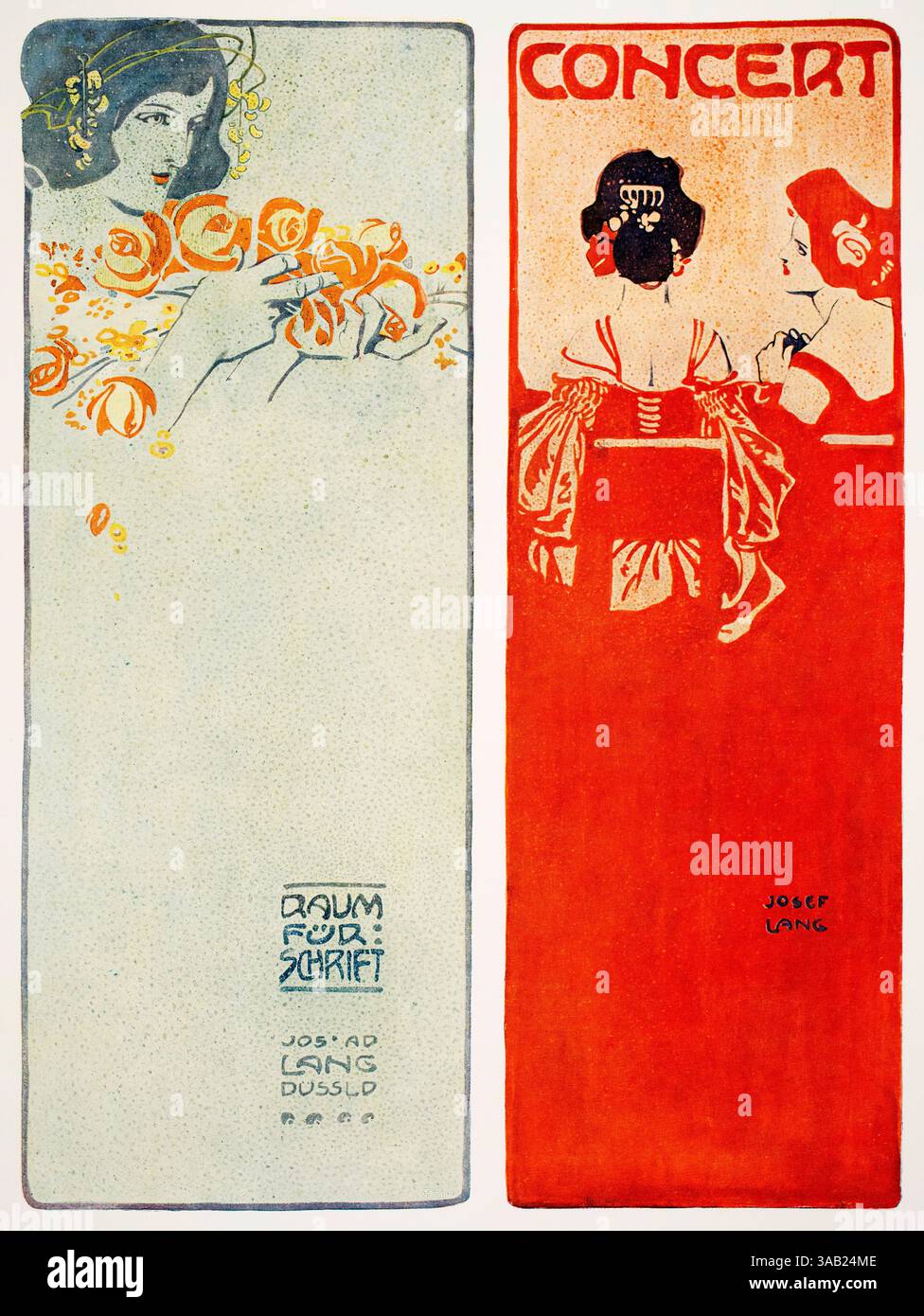 Entwurfe fur placate, designs for posters, by Austrian artist Joseph ...