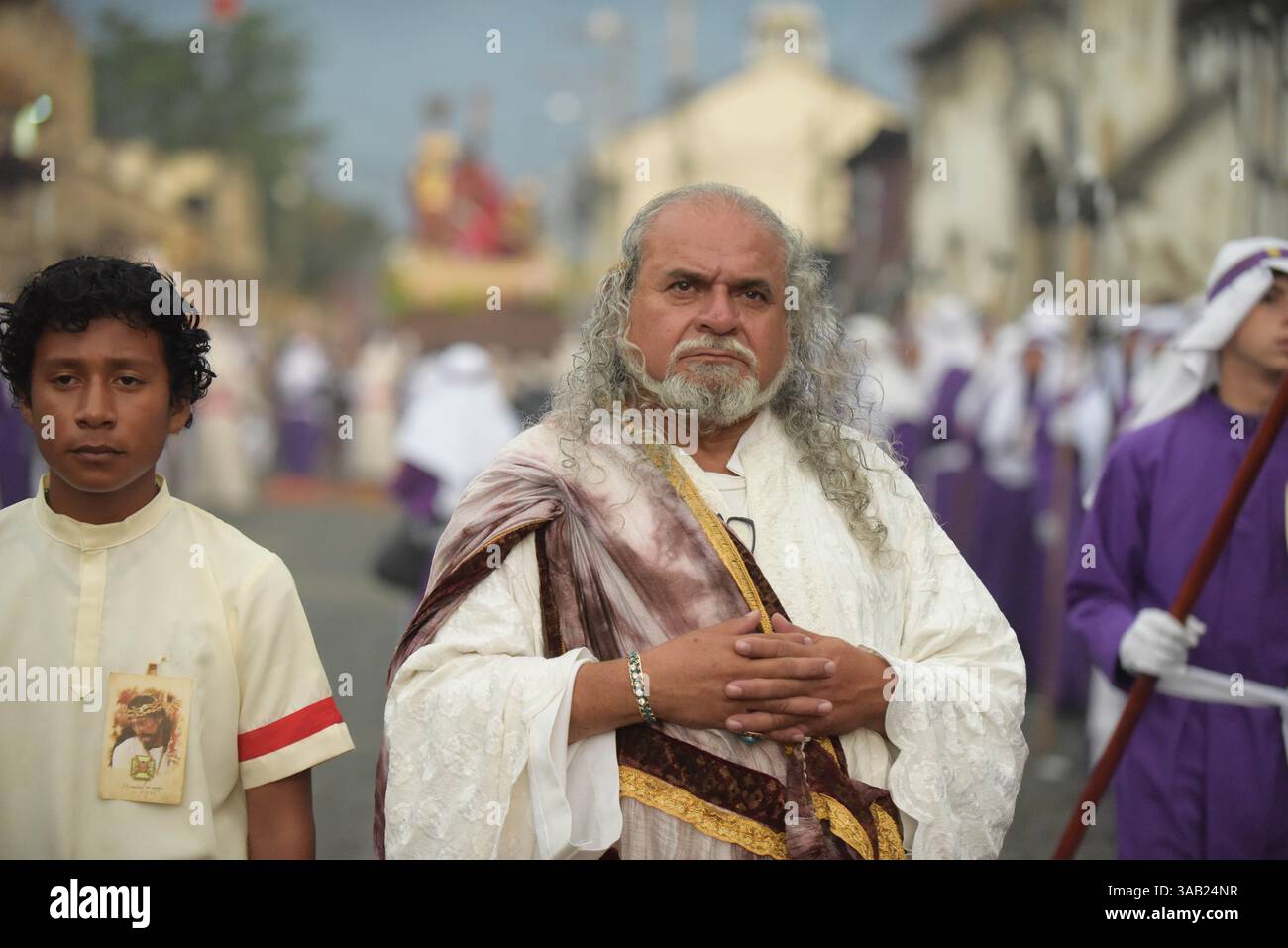 April 1, 2018 - Antigua, Guatemala - Sergio Quinanilla of Antigua takes ...