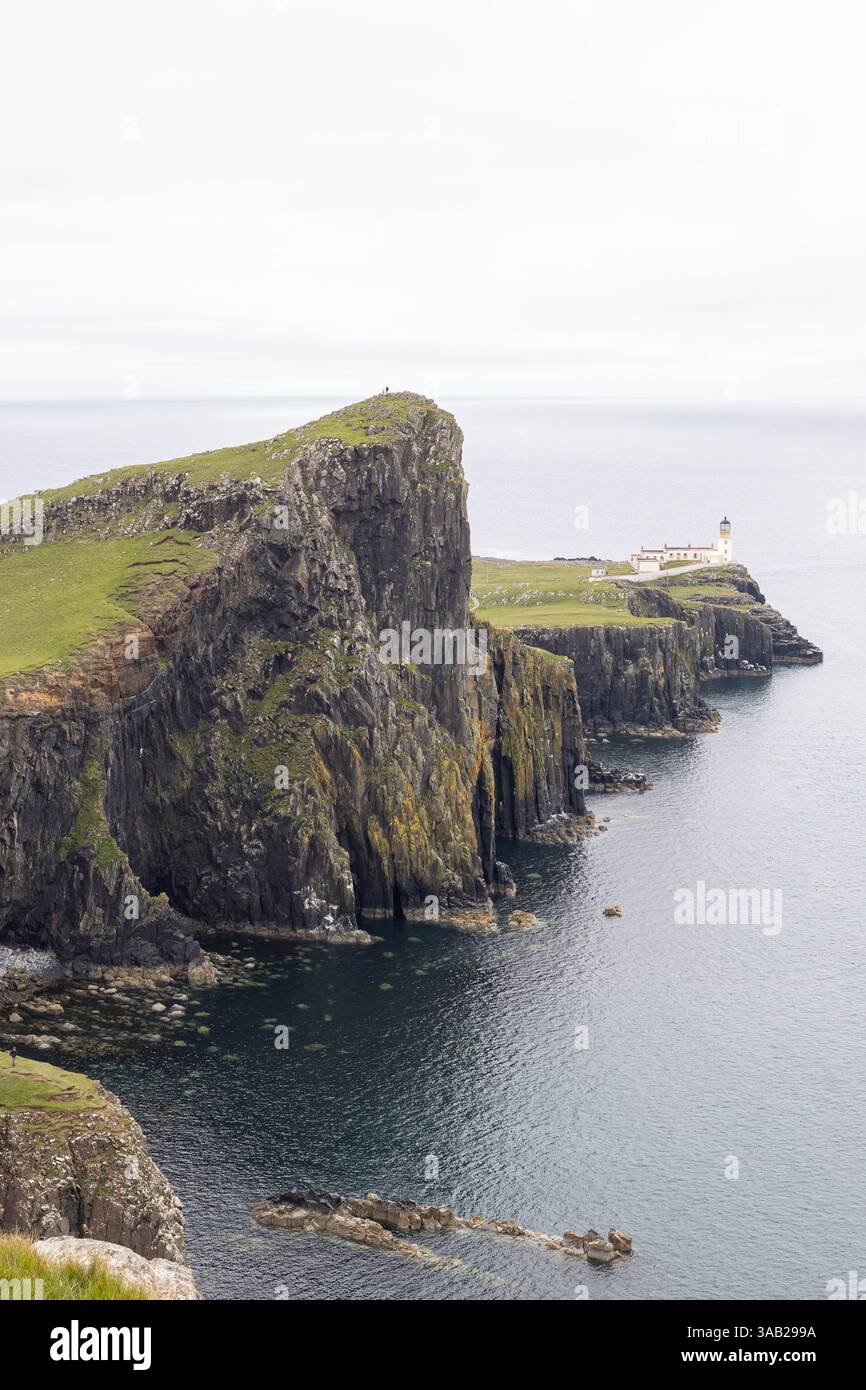 neste point lighthouse on isle of skye Stock Photo - Alamy