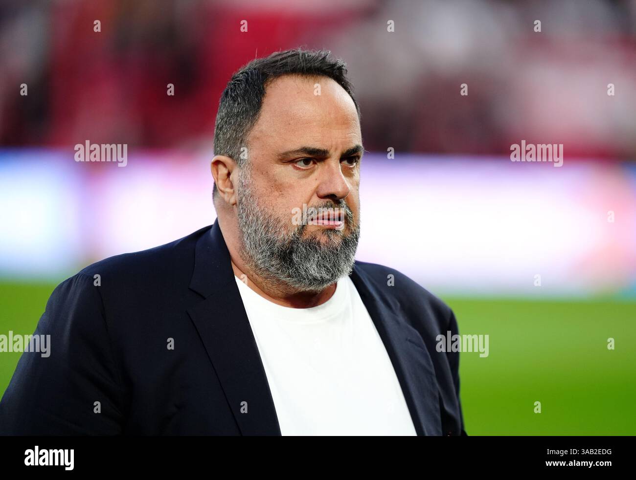 Nottingham Forest owner Evangelos Marinakis ahead of the Premier League ...