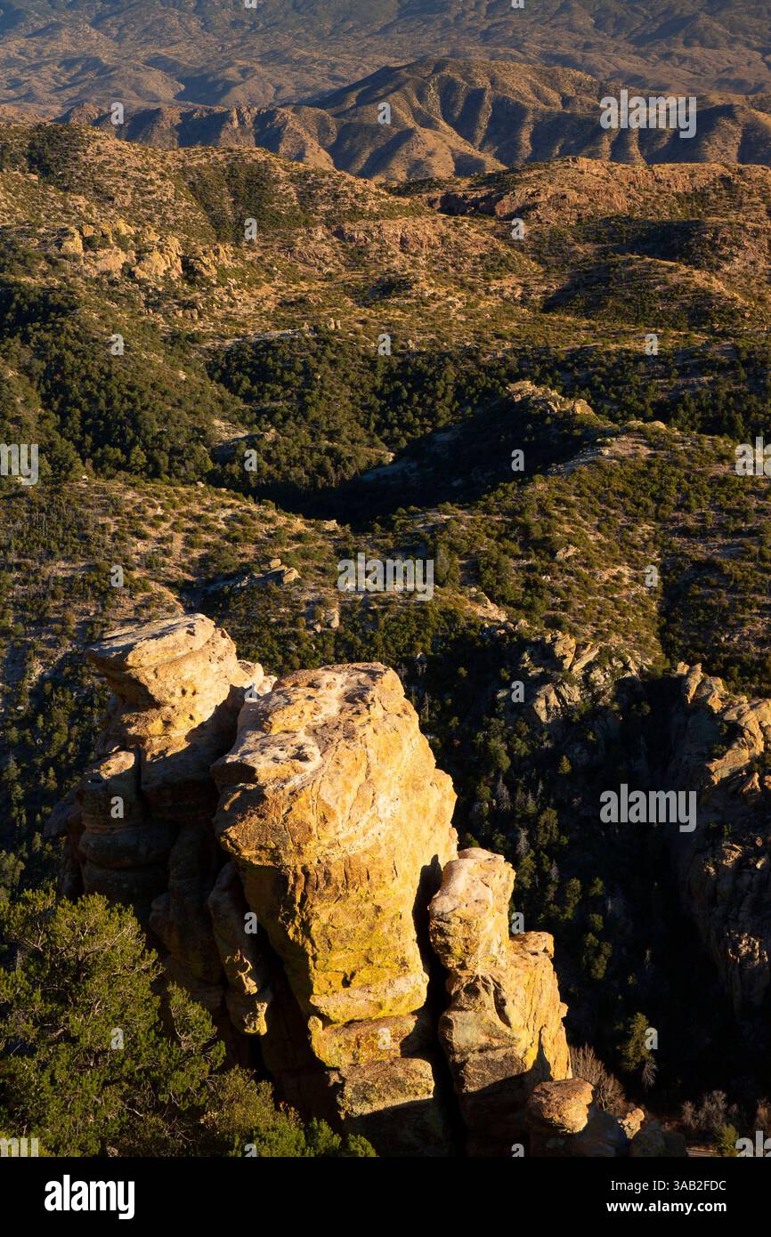 View from Windy Point Vista, Coronado National Forest, Mt Lemmon Scenic ...