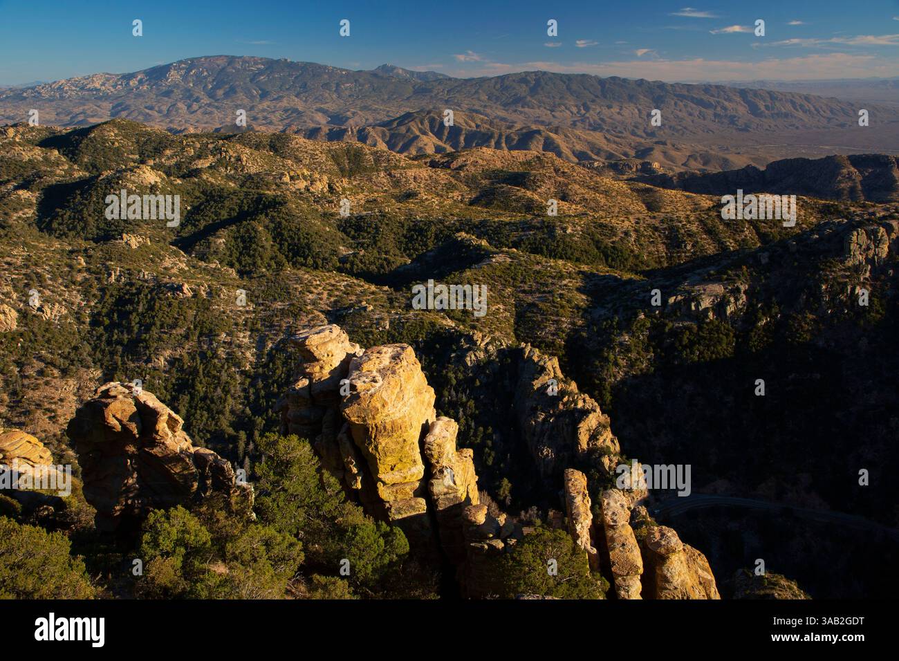 View from Windy Point Vista, Coronado National Forest, Mt Lemmon Scenic ...