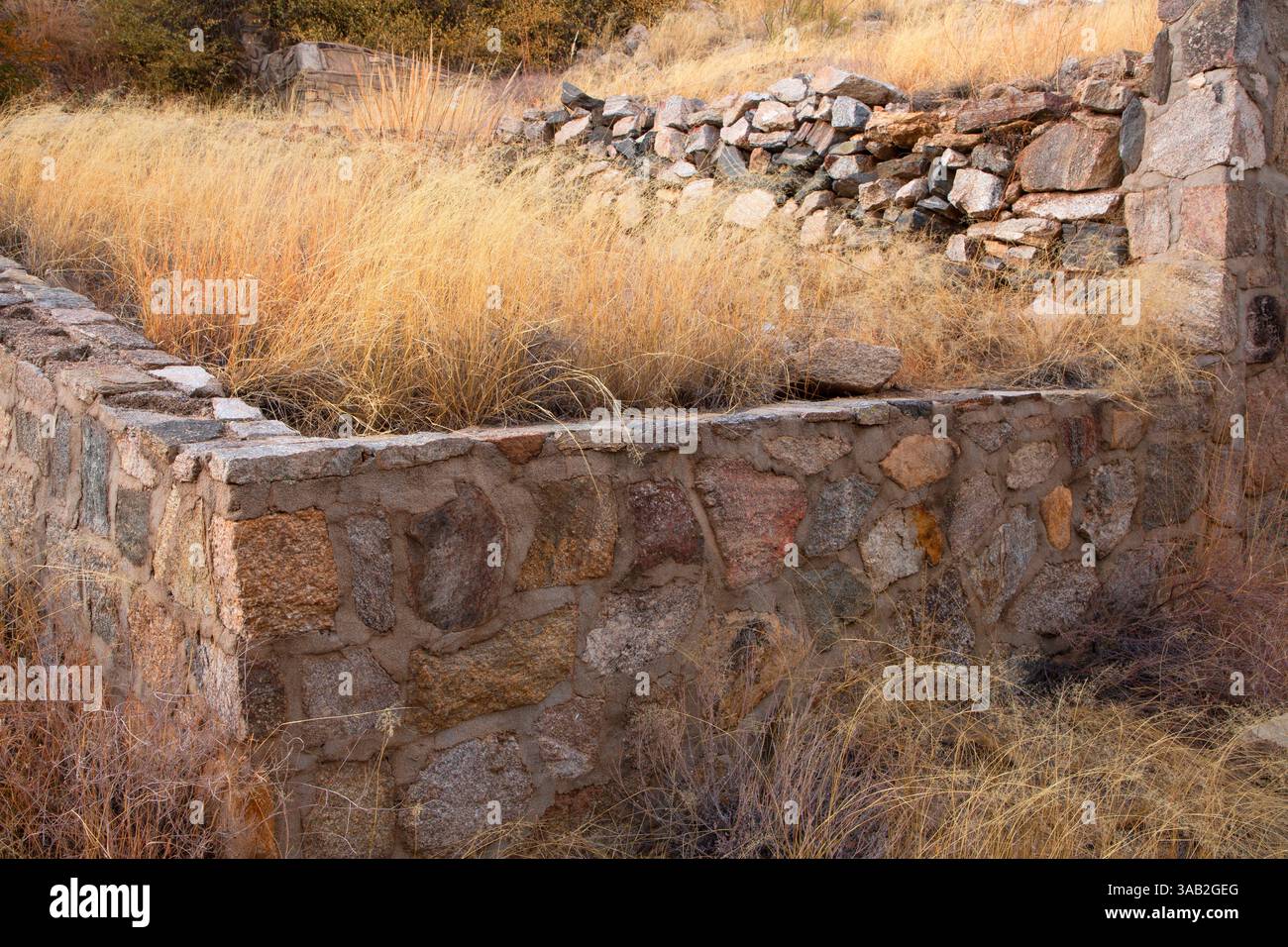 Prison Camp ruins at Gordon Hirabayashi Campground, Coronado National ...